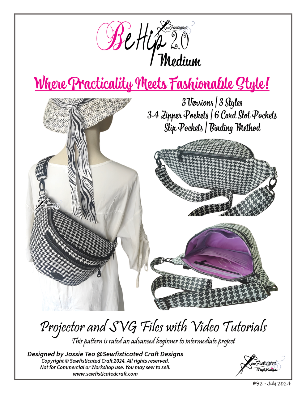 The Sewfisticated Be Hip 2.0 (July 2024 - Binding method ...