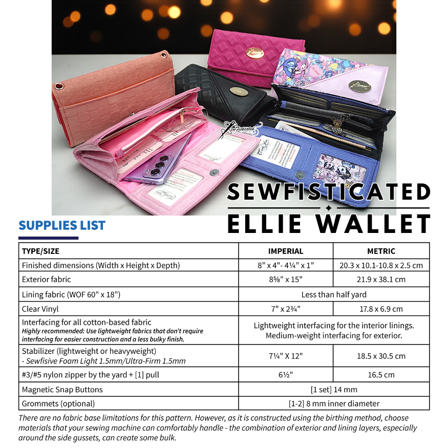Ellie Wallet (Nov 2025) – Sewfisticated Designs & Supplies Pte. Ltd.