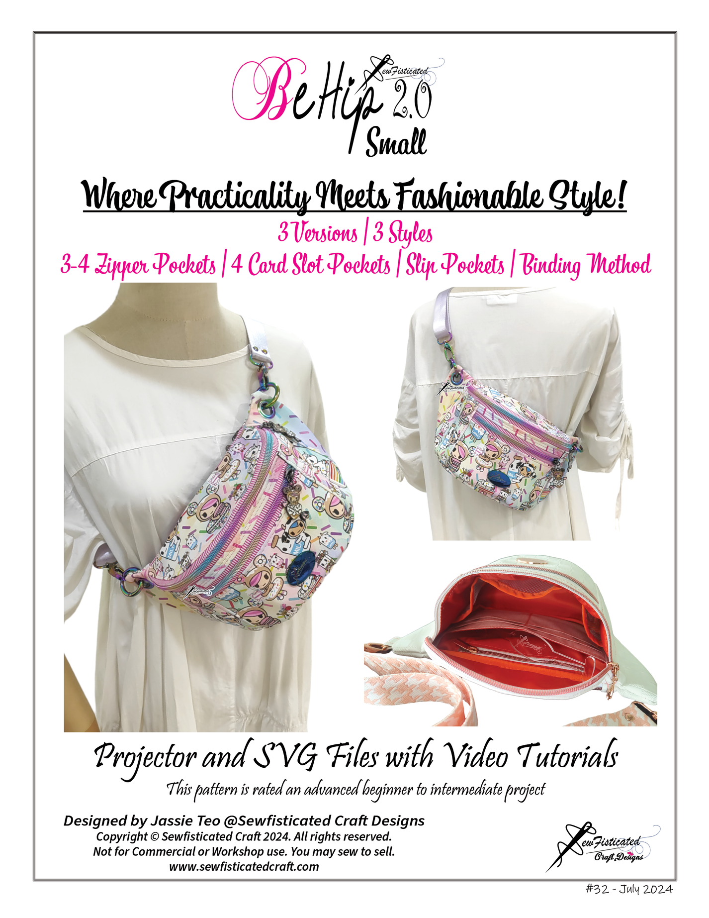 The Sewfisticated Be Hip 2.0 (July 2024 - Binding method ...