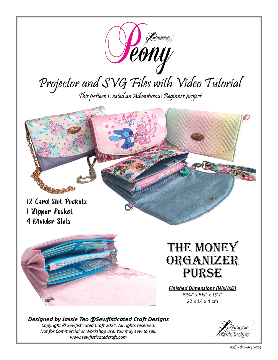 Clutch & Pouch Patterns – Sewfisticated Craft Designs